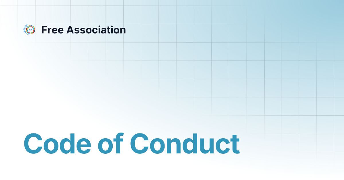 Code of Conduct | Free Association